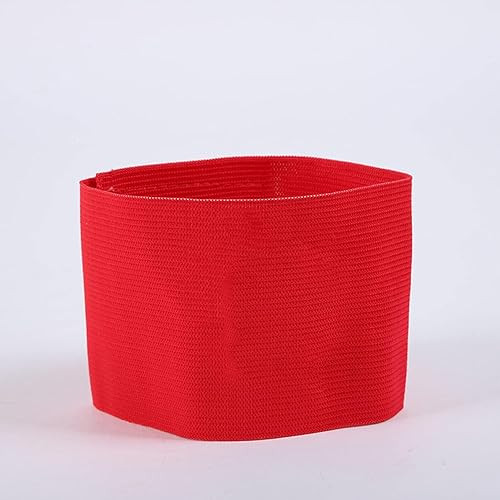 1Pc Red Adult Squad Armbands Elastic Non-Slip Adjustable Arm Band Neon ...