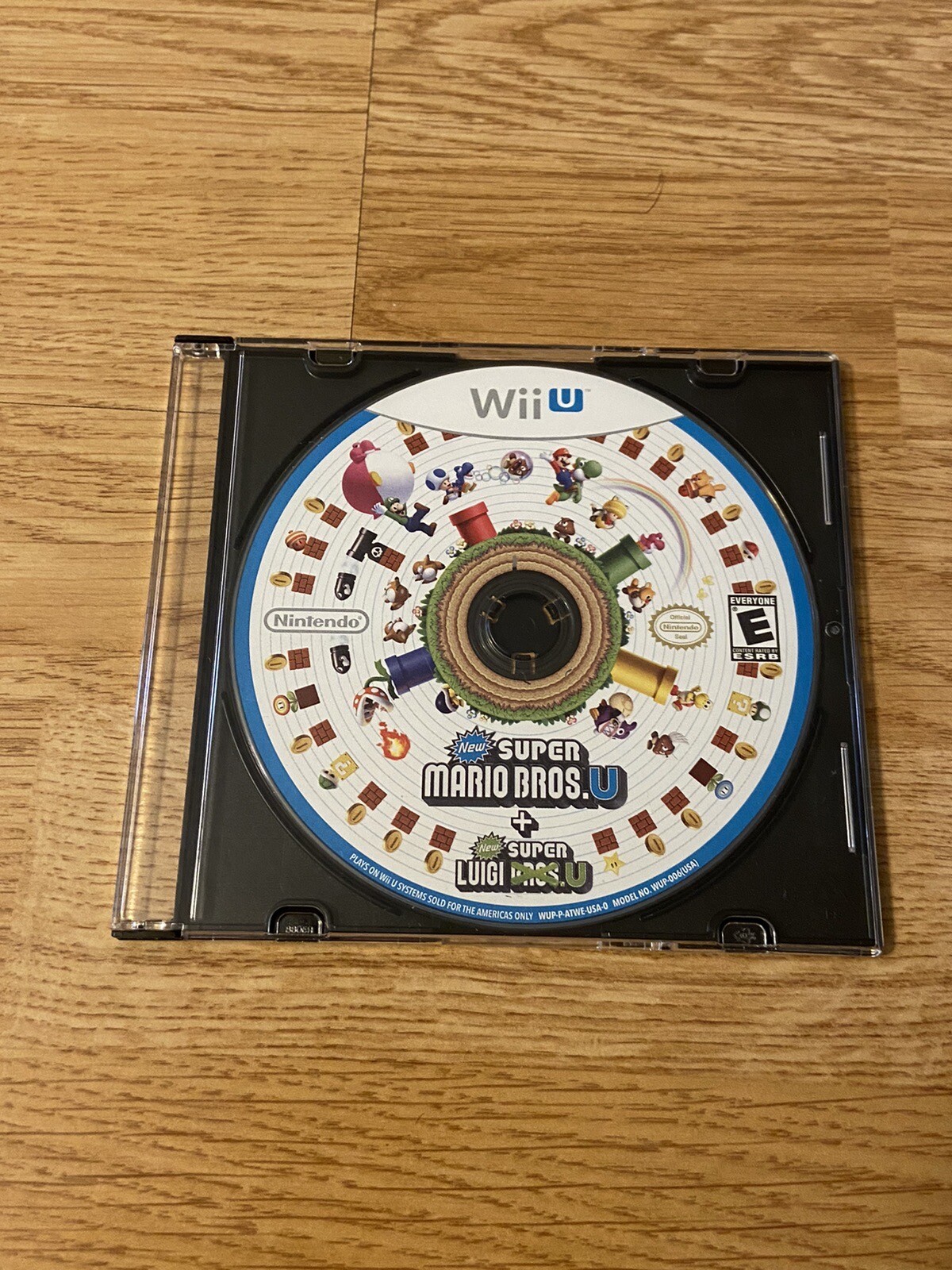 New Super Mario Bros. U + New Super Luigi U (Nintendo Wii U) Disc Only ...