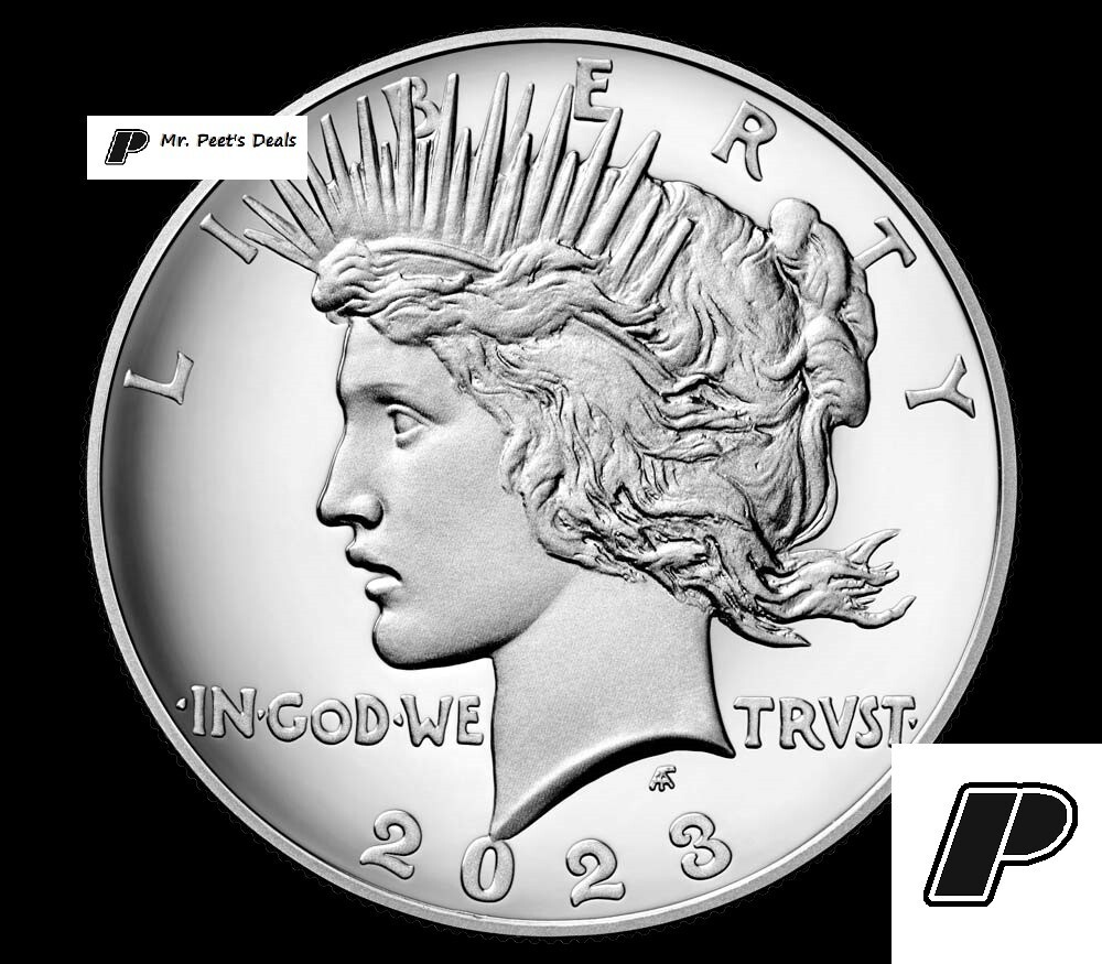 2023 S PROOF PEACE Silver Dollar Deep Cameo Coin w/ OGP *** Mr_Peet | eBay