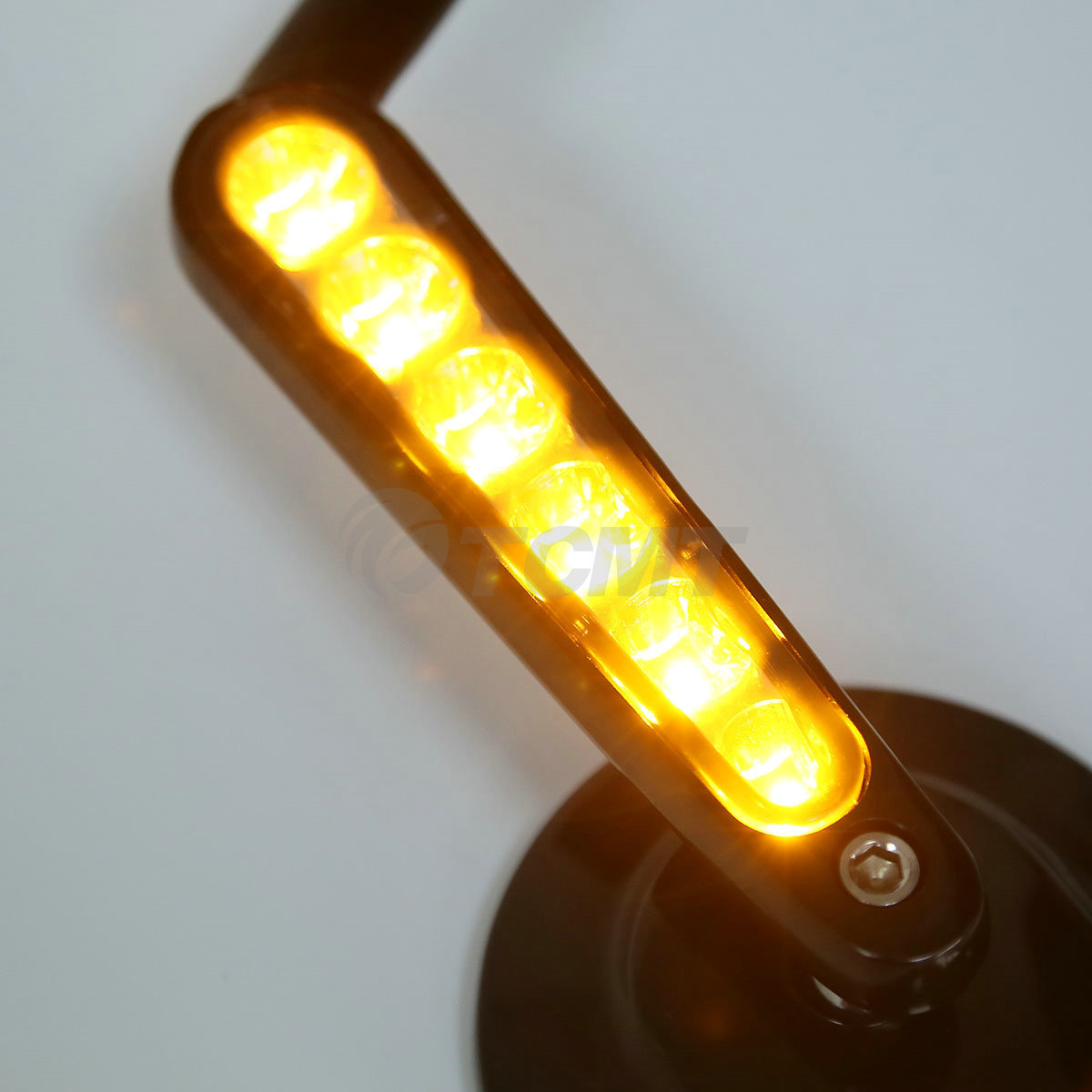 Muscle Rearview Mirrors w/ LED Turn Signal For Harley VROD V-Rod VRSCF ...