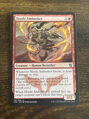 Horde Ambusher (110) Khans of Tarkir MTG Magic The Gathering L2005* | eBay
