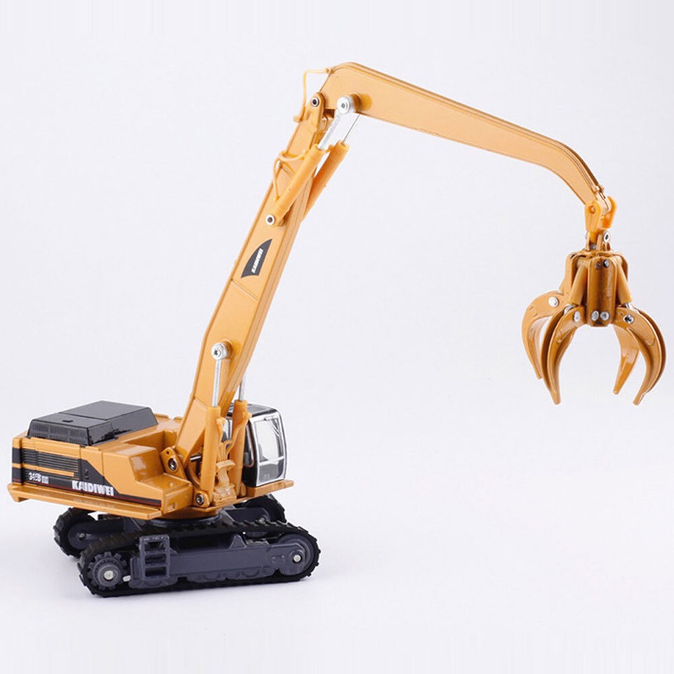 1/87 Scale Material Handler Crane Diecast Construction Vehicle Toys for ...