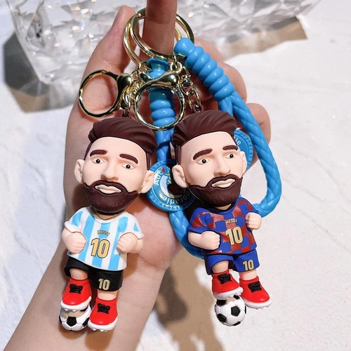 soccer football player Messi Keychain Pendant Bag Car Keychain ...