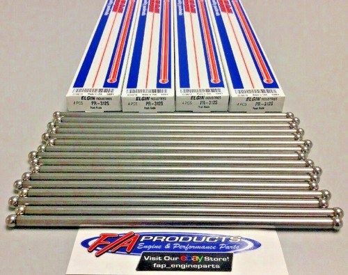 Ford FE 390 352 428 360 332 330 V8 Engines Pushrods Set Of 16 Elgin PR ...