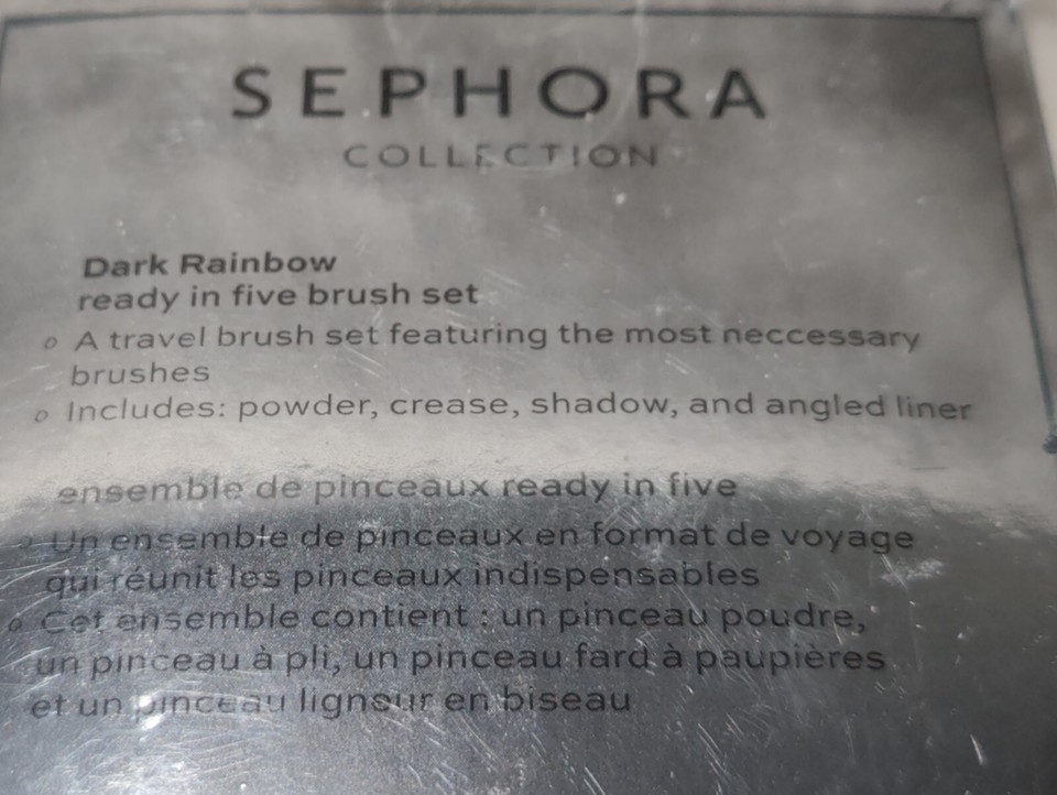SEPHORA Collection DARK RAINBOW Ready In Five Brush Set {FREE SHIP ...