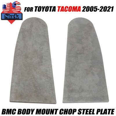 2x BMC Body Mount Chop Steel Plate For Toyota Tacoma 2005-2021 TRD SR5 ...