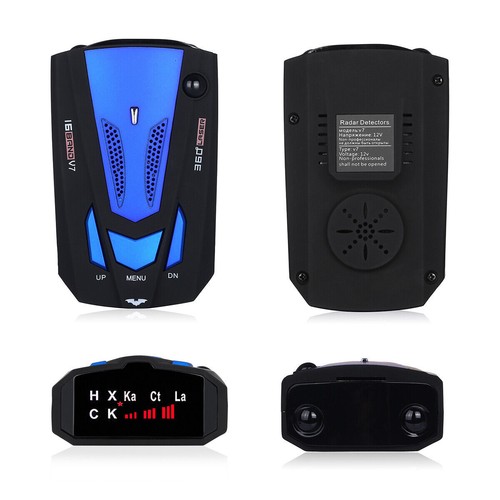 Car V7 16 Band 360 GPS Camera Laser Police Safe Anti Radar Detector ...