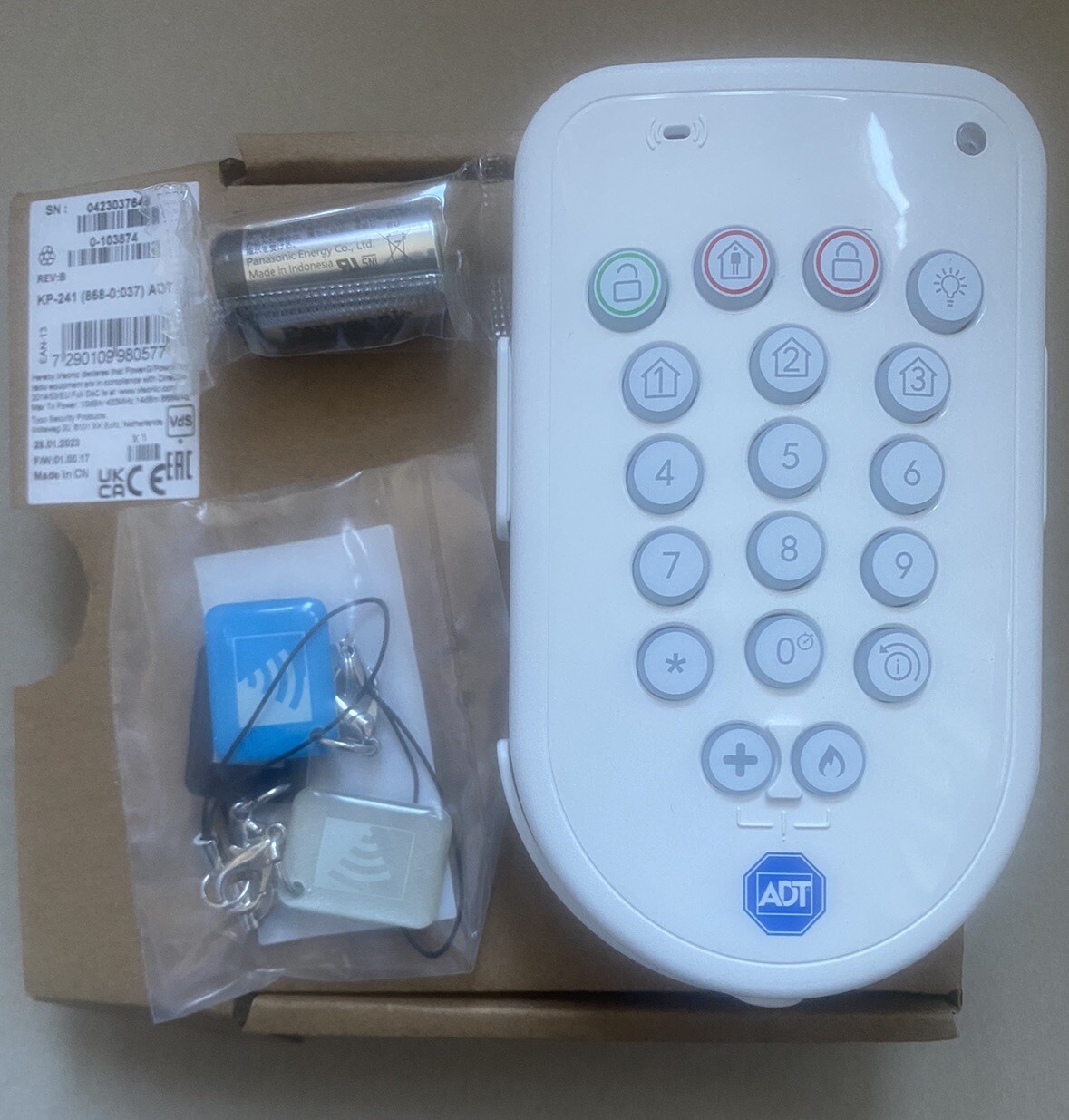 KP-241 PG2 - PowerG Wireless Portable Keypad | eBay UK