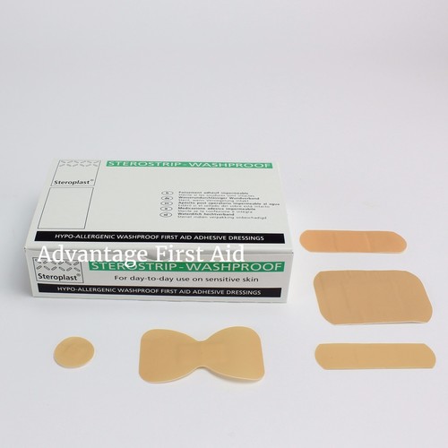Hypo Allergenic Washproof First Aid Sticking Plasters. 5 Type Assorted ...