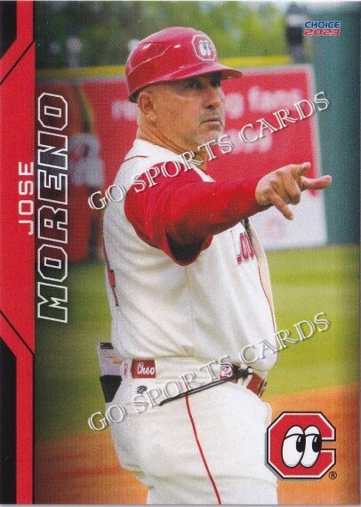 2023 Chattanooga Lookouts Jose Moreno Cincinnati Reds Minor League MGR ...