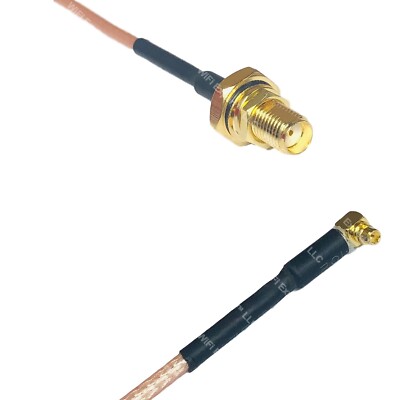 RG316 SMA Female O-Ring to MMCX MALE ANGLE RF Cable Rapid-SHIP LOT | eBay
