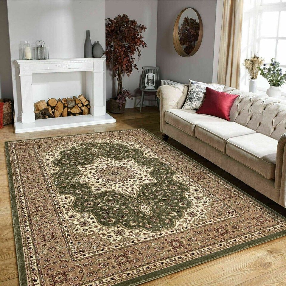 Luxury Non Slip Large Traditional Rugs Bedroom Living Room Carpet ...