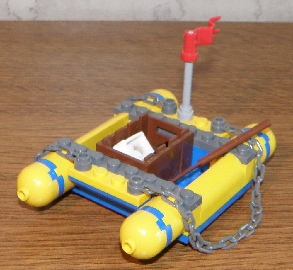 Lego City 2230 Rafting-Floß mit Helicopter mit allen Figuren und ...