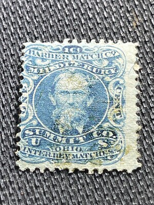 Antique US Revenue Match Stamp Scott RO17b Barber Match Co. MNHOG | eBay