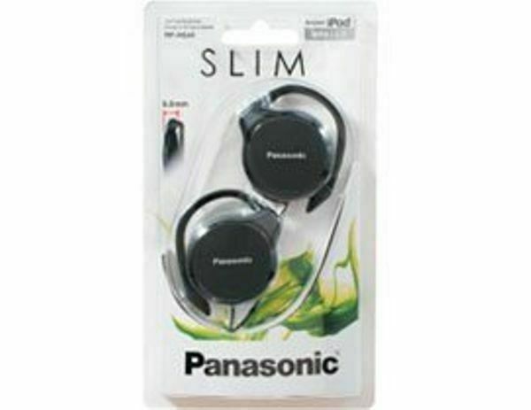 Panasonic Slim Clip-on Stereo Earphones Headphones PA-RP-HS46E-K Black ...