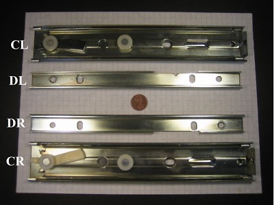 GRANT #328-10" DRAWER SLIDES, FULL-EXTENSION, 50-POUND CAPACITY, ZINC ...