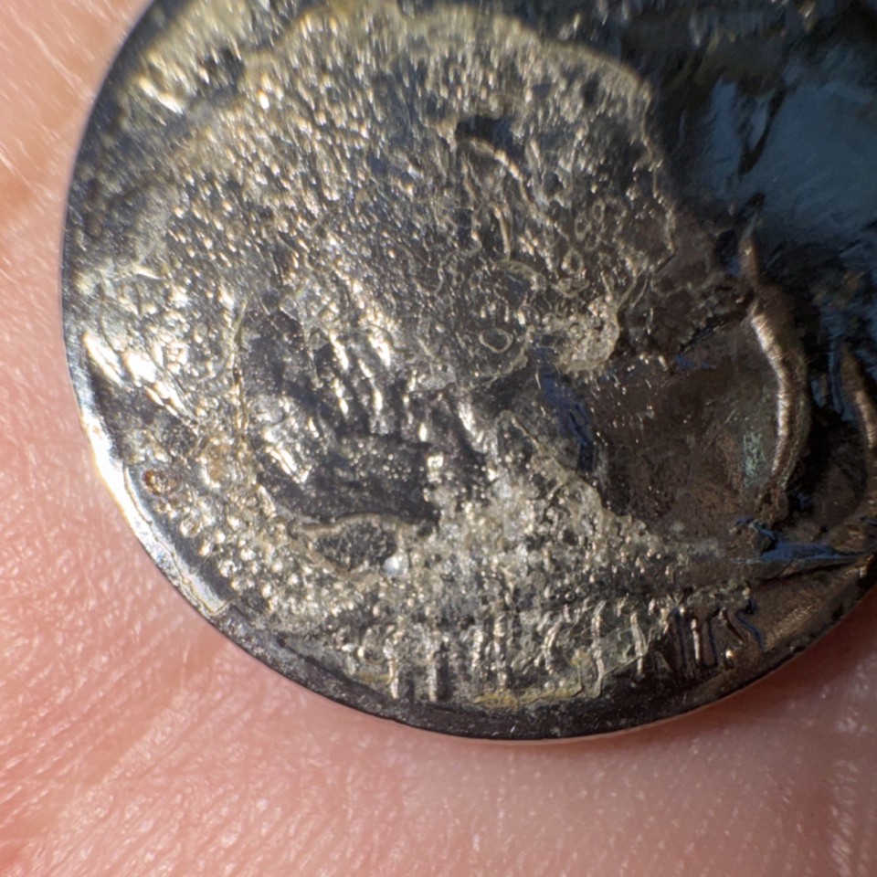Rare Double Die 1935 Buffalo Nickel Native American Buffalo Design ...