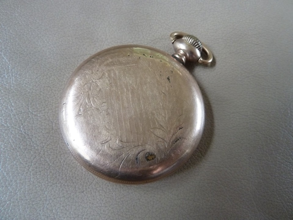 1908 Pocket Watch - Hamilton 972 - For Parts or Repair 16s 17j - Serial ...