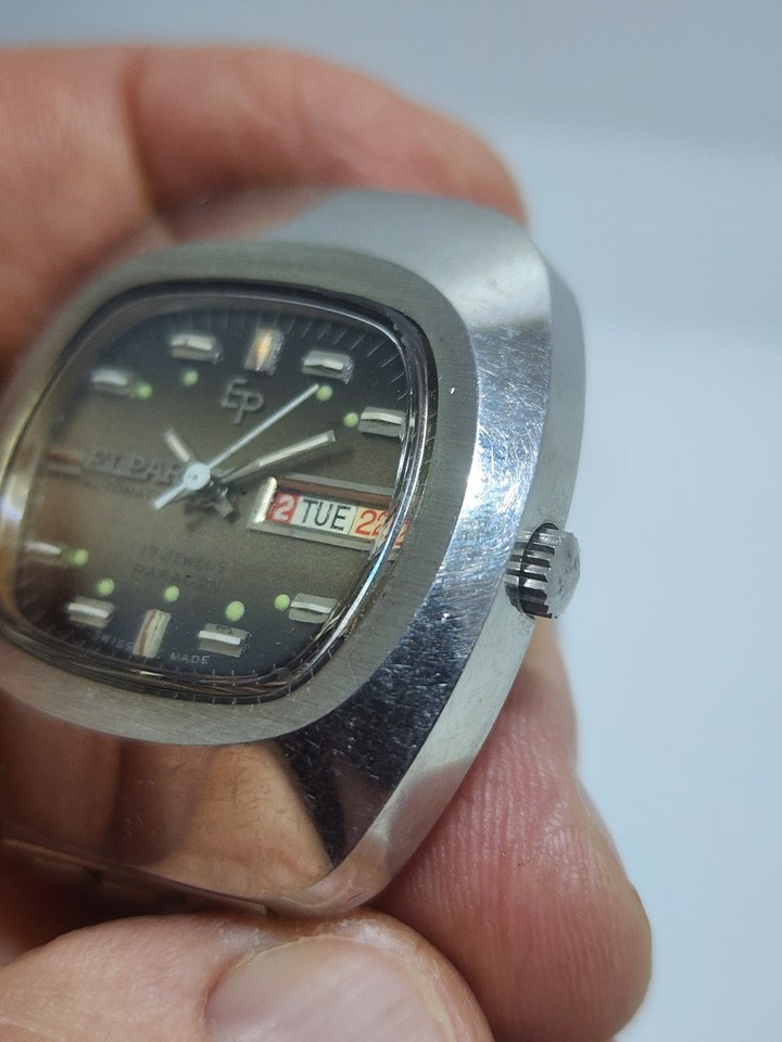 Elpar Automatic Watch 17 Jewels Swiss Made Vintage 1970s Men’s | eBay