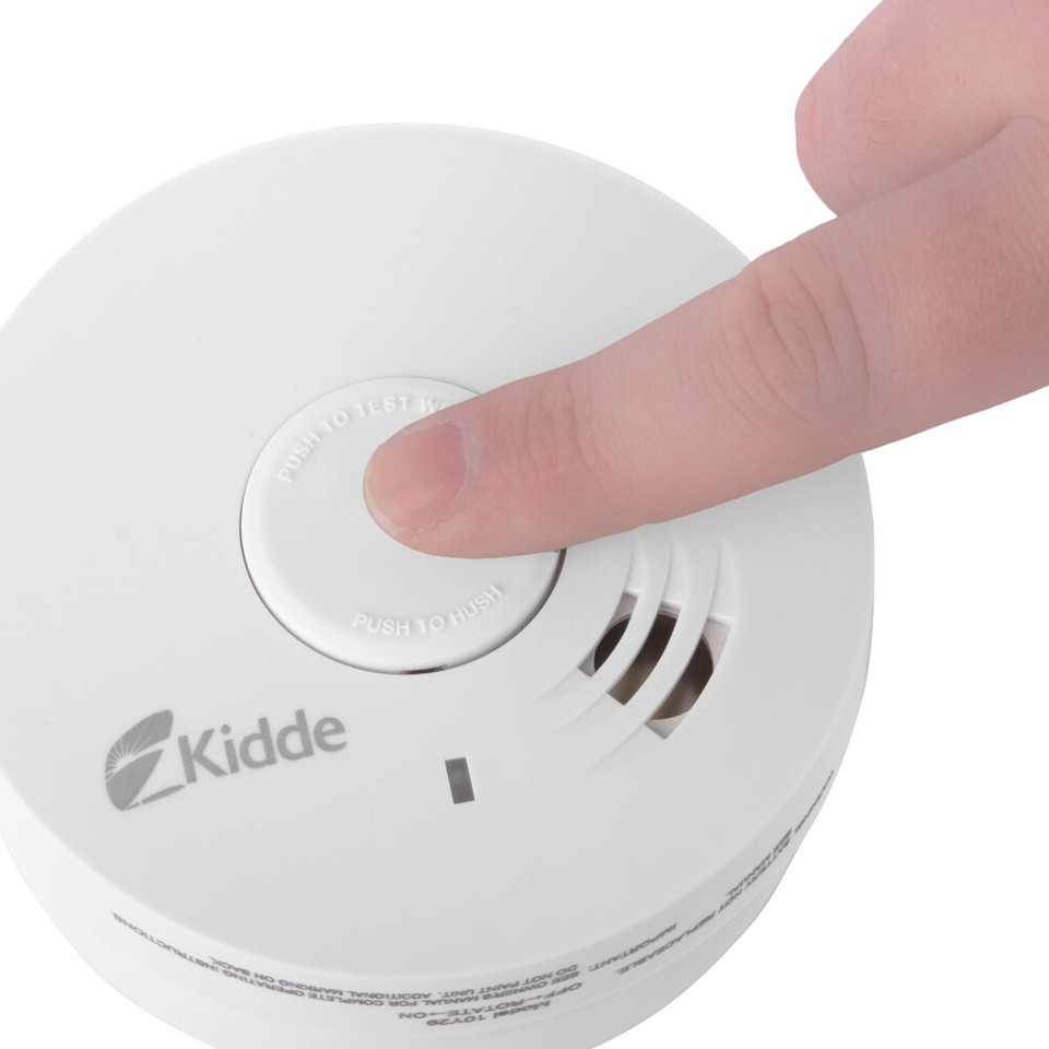 Kidde 10Y29 Optical Smoke Alarm with Sealed 10 Year Lithium Battery ...