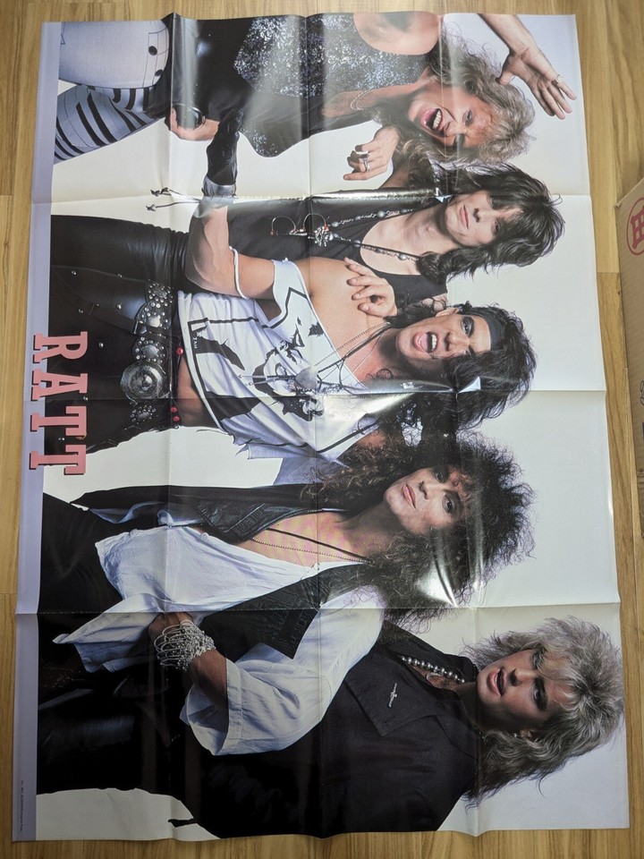 Motley Crue/RATT POSTER 47in.×32in. | eBay
