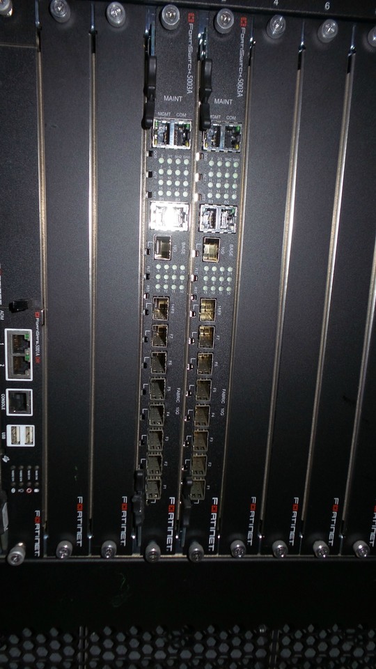 Fortinet Fortigate FG-5140-DC Chassis Security System w 5003A, 5001A DW ...