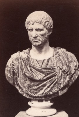 Brutus bust roman empire sculpture old photo 1880 | eBay