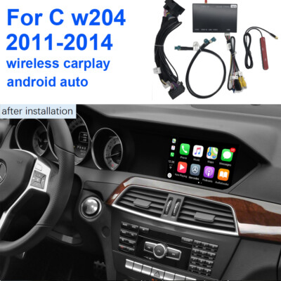 W204 Wireless CarPlay Android Auto Interface for Mercedes Benz C 2011 ...