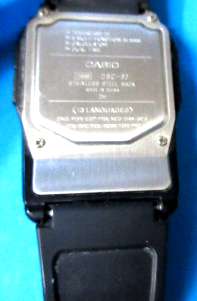 CASIO Vintage Watch 2888 DBC-32 Data Bank Illuminator Calculator ...