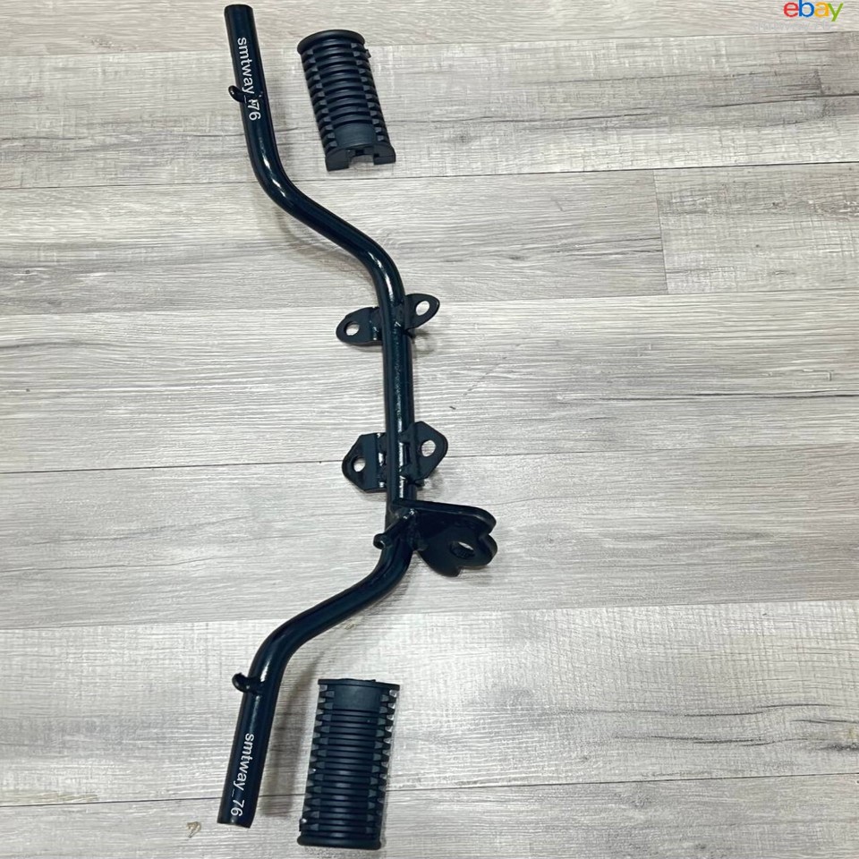 Foot Rest Bar Step+Peg Set Fit HONDA C100 C102 CA100 C50 C65 C70 C90 ...