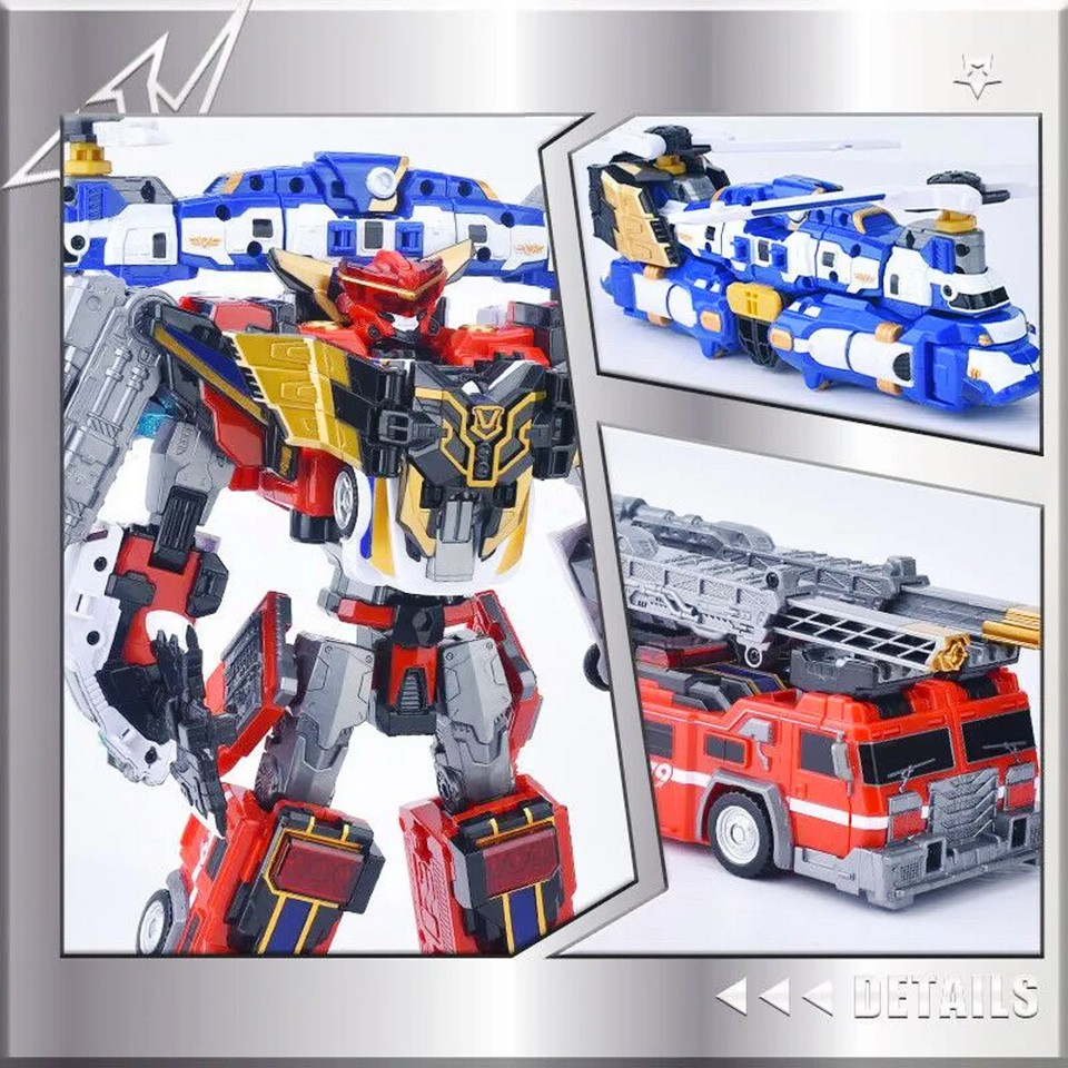 TOBOT V Gigant Saver 4 stage Emergency Combination Giant Justice ...