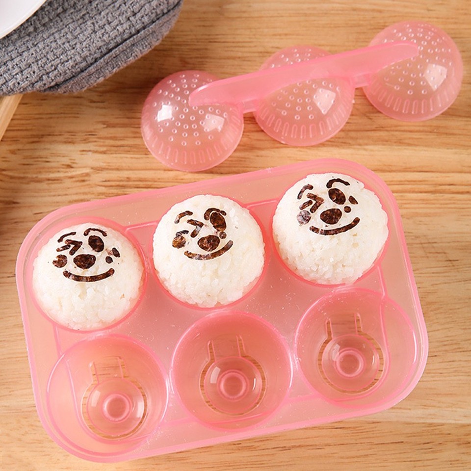 1 Set Reusable Rice Ball Mold Onigiri Mold Sushi Making Mold Rice Ball ...