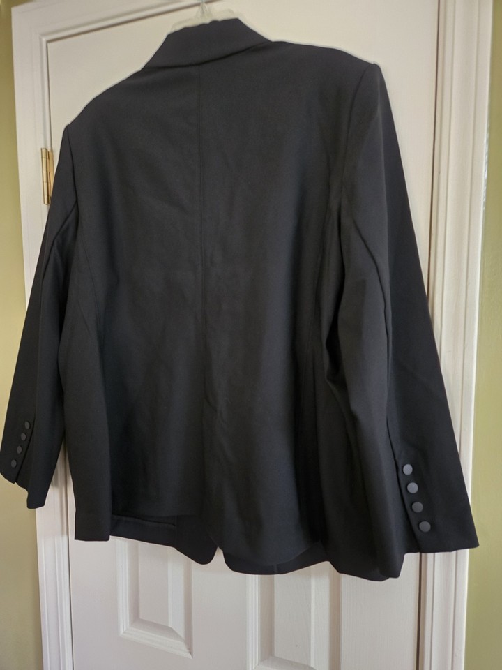 Chico's 4 Tech Stretch Blazer Jacket Black NWT! Size XXL | eBay UK