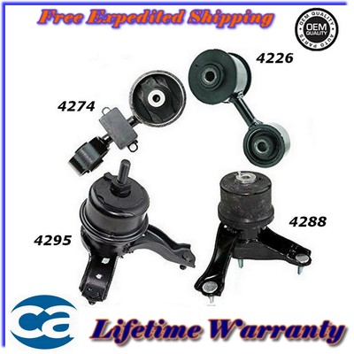 Trans Motor Mount A4274 A4226 A4295 A4288 for Toyota Camry AT 07/09 2 ...