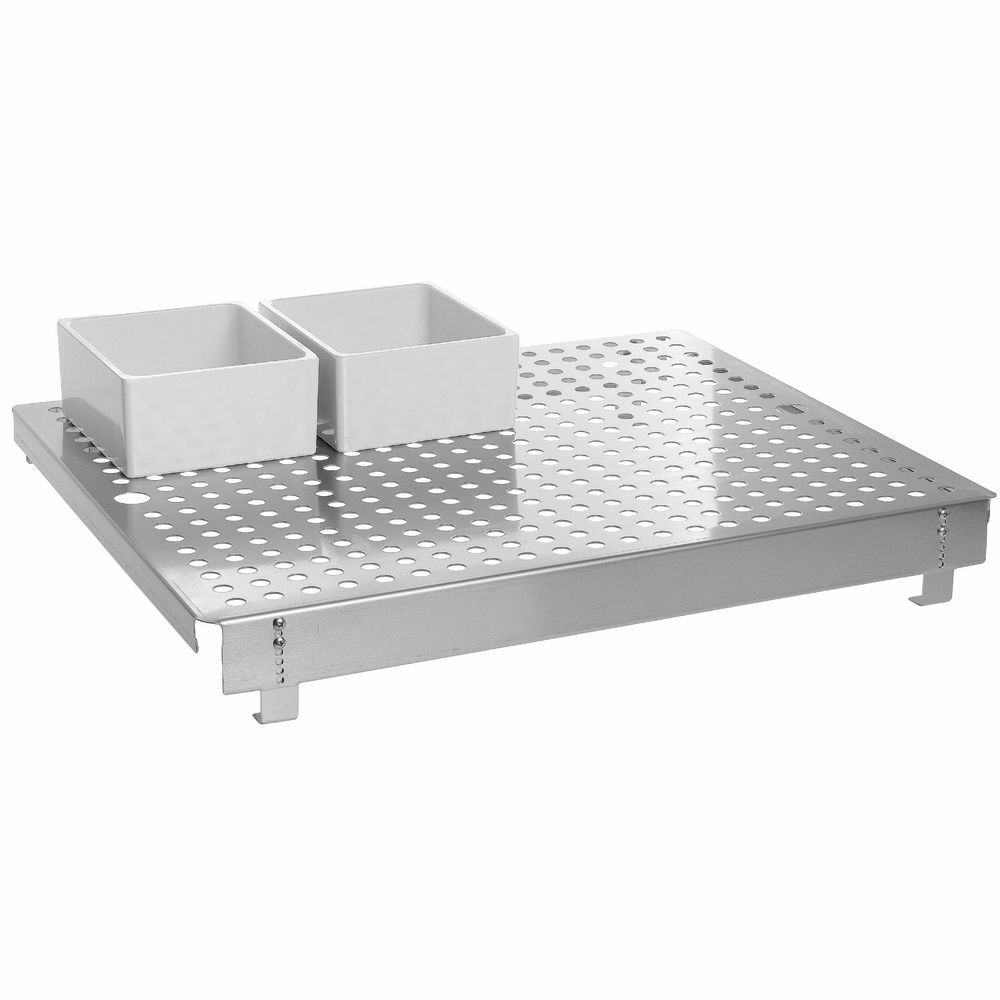 HUBERT Steam Table Pan Riser Single Well Perforated Stainless Steel ...