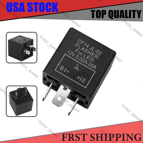 Turn Signal Hazard LED Flasher Relay CF14 3Pin EP35 Fix Fast Hyper ...