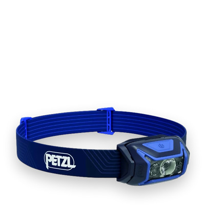 Petzl ACTIK Core 450 LM Bue Headlamp Lightweight Men's Women's Running ...