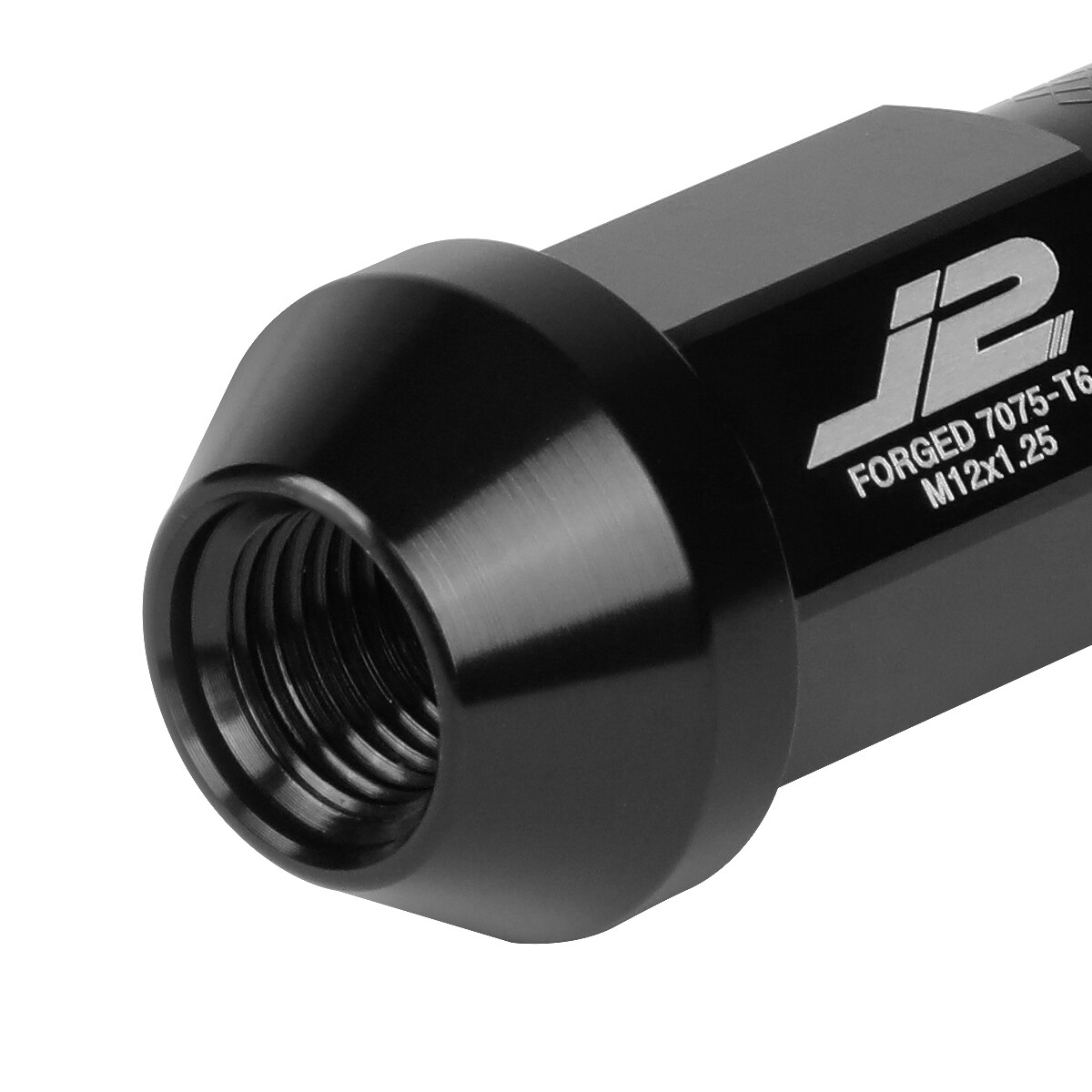 J2 ENGINEERING 7075 FORGED ALUMINUM 20X LUG NUT SET W/TUNER M12X1.25 ...