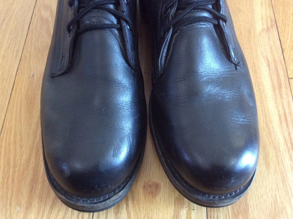 Vintage Vietnam U.S. Military 4-70 Black Leather Cork Combat Men’s Boot ...