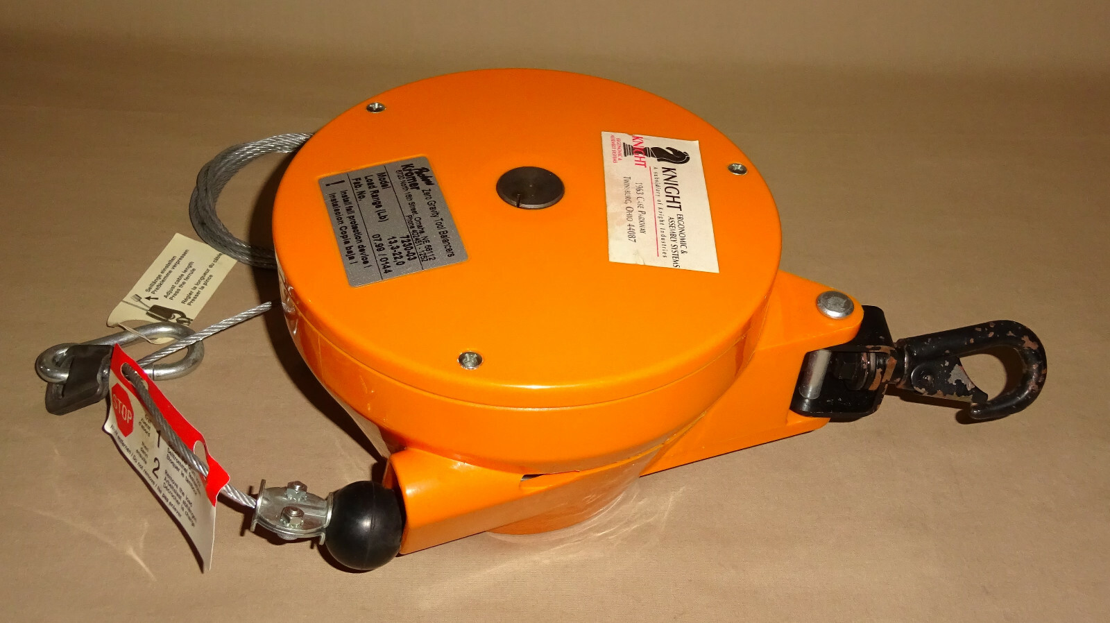 Packers Kromer 7230-03 Zero-gravity Tool Balancer Load Range 13 3-22 0 ...