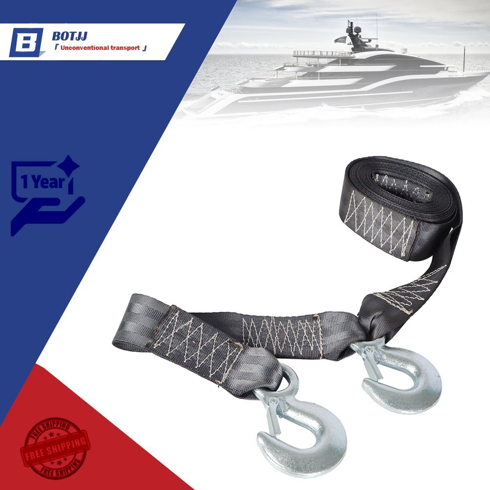 For Ranger Bass Boats Trailer Winch Strap New Double Hook Parts Fishing ...