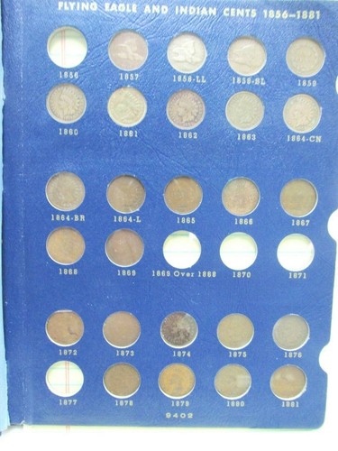 Partial Set Flying Eagle & Indian Head Cent 53 Coins (lacks 5) Great ...
