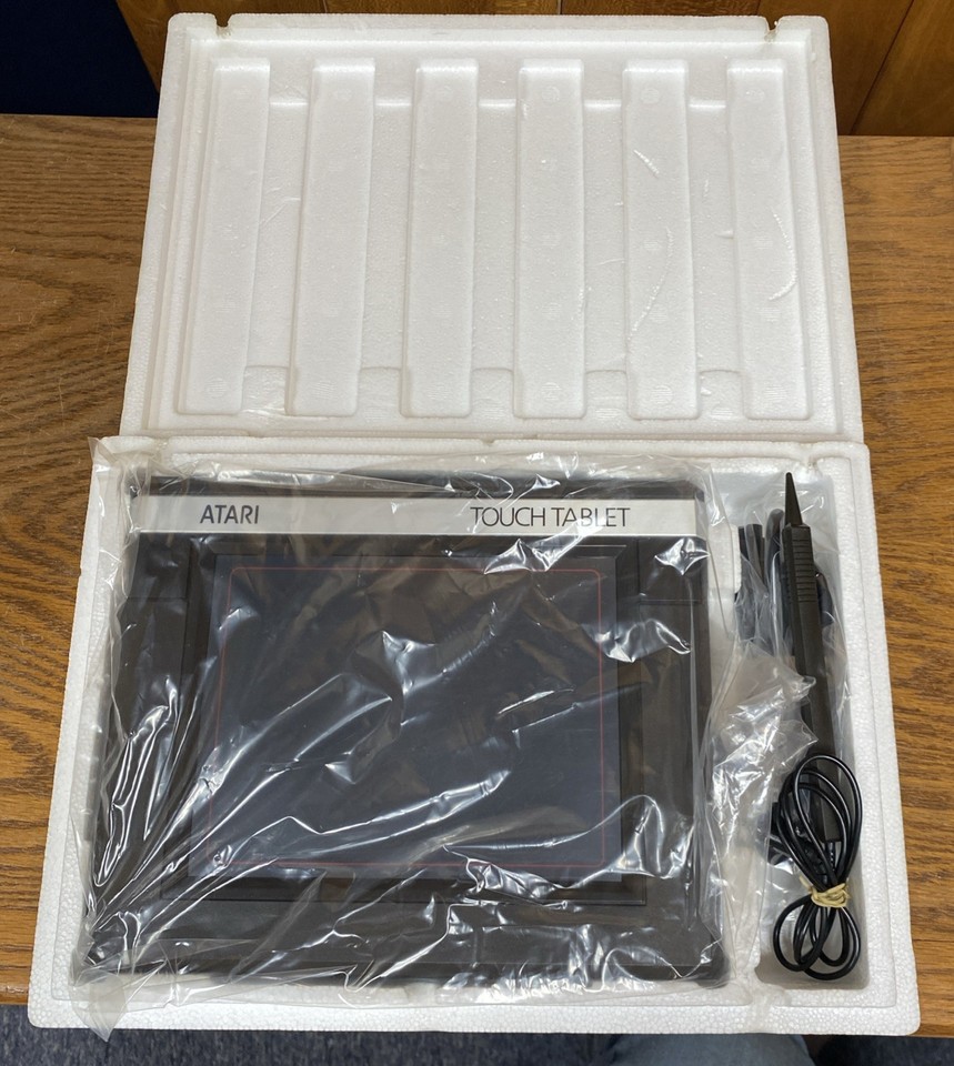 The Atari Touch Tablet w/ Original Box Atari 800 (1983) | eBay