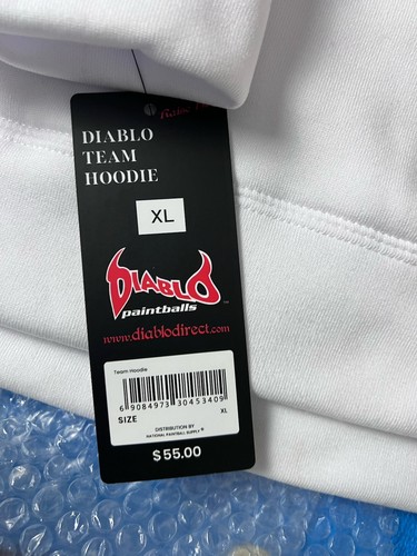 Diablo Paintball Trauma OG Paintball Hoodie - Size XL - New Oldstock ...