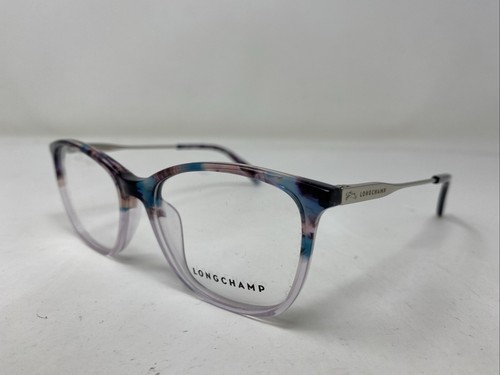 LONGCHAMP LO2683 427 52-17-140 Purple/Blue Marble Full Rim Eyeglasses ...