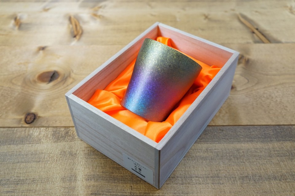 HORIE (Horie) Tsubame Titanium double tumbler Koga 250cc Made in Japan ...