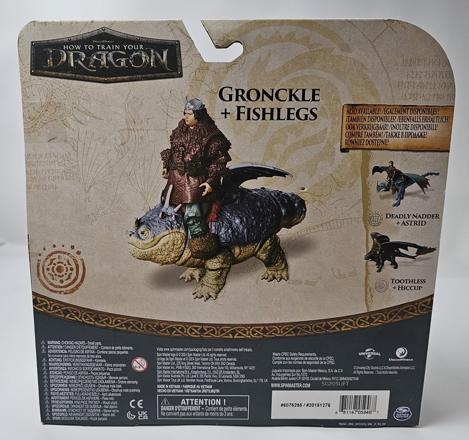 NEW 2025 How To Train Your Dragon HTTYD Live Action GRONCKLE & FISHLEGS ...