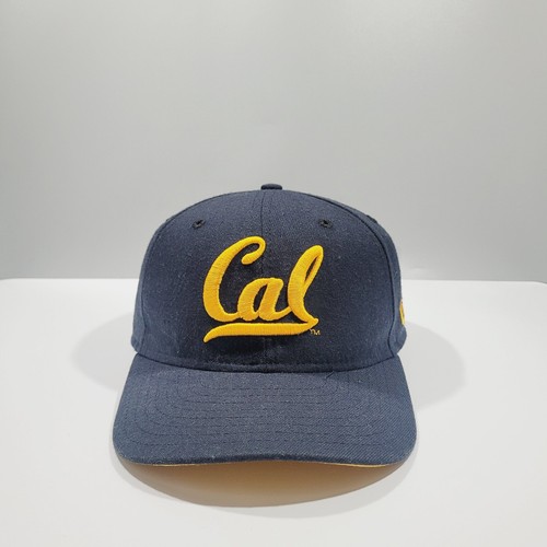Cal Golden Bears Hat Fitted Mens 7 Blue Yellow Script Logo New Era ...
