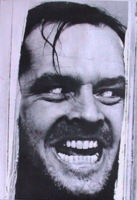 THE SHINING MOVIE POSTER Jack Nicholson Here's Johnny | eBay