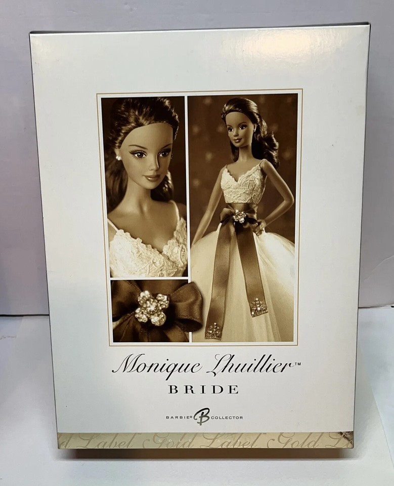 Monique Lhuillier Bride Gold Label Barbie Doll 2006 Mattel #J0960 | eBay
